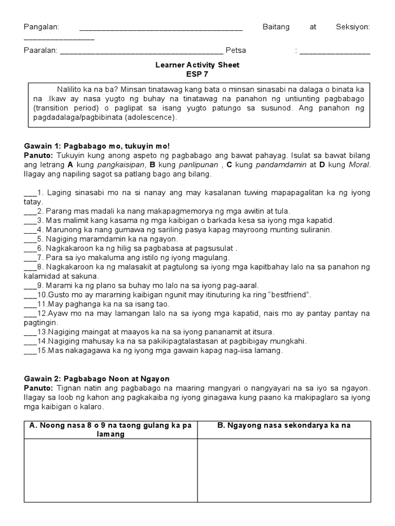 Las Esp 7 | PDF