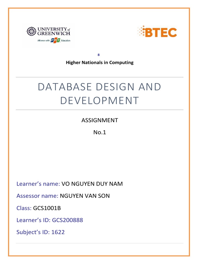 ASM1 - Full Name - ID | PDF
