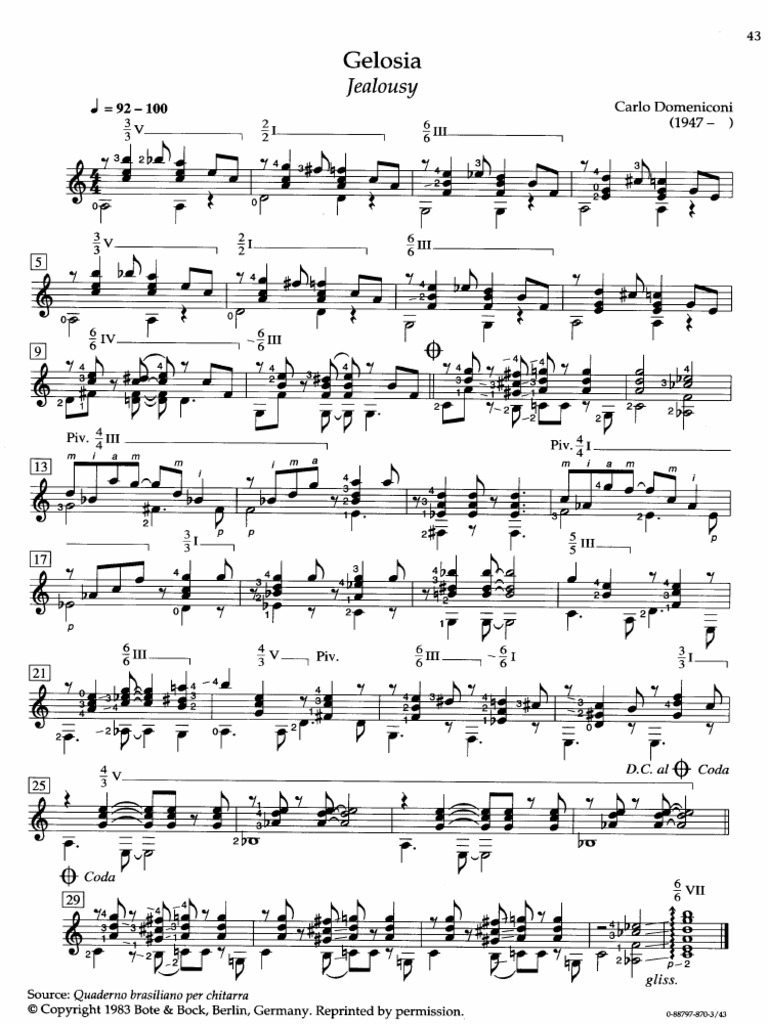 Gelosia Acordes Level 6 PDF