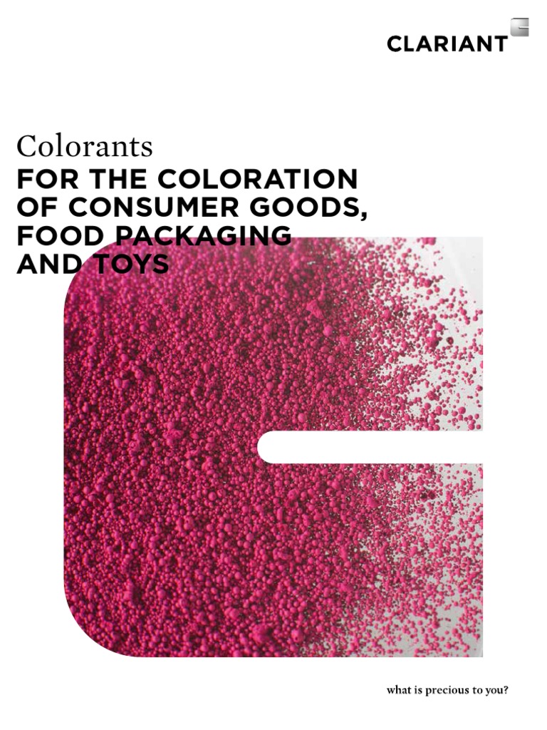Clariant Brochure Colorants For The Coloration of Consumer Goods 201312 ...