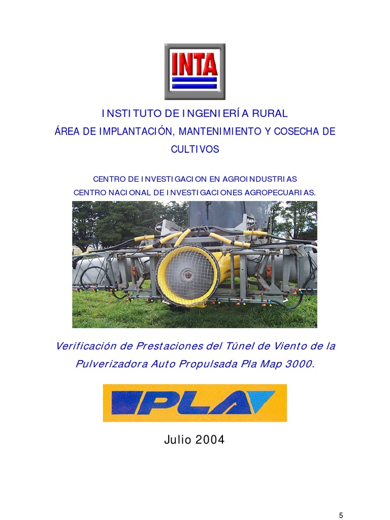 Pla Túnel de Viento - INTA Castelar | PDF | Análisis de variación | Herida