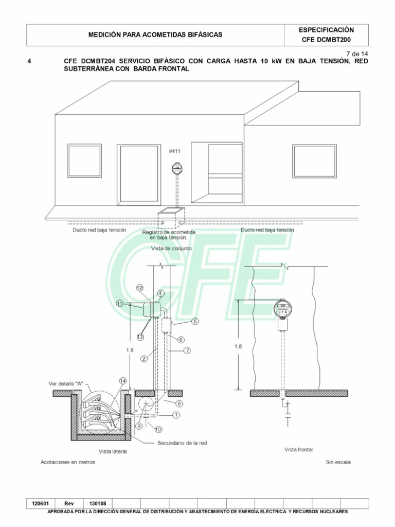 Acometida Subterranea 220v | PDF