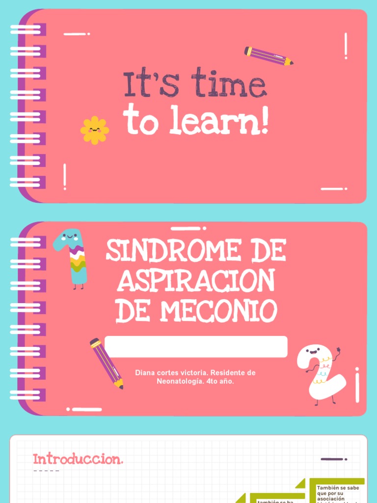 Sindrome de Aspiracion de Meconio | PDF | Reanimación cardiopulmonar ...
