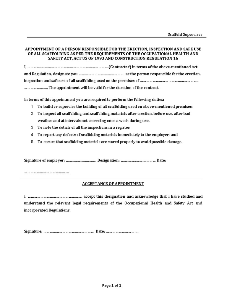Scaffold Erector Pdf