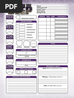 Fate Freeport Character Sheet Single Page Fillable Saveable Calculating v2.0 | PDF
