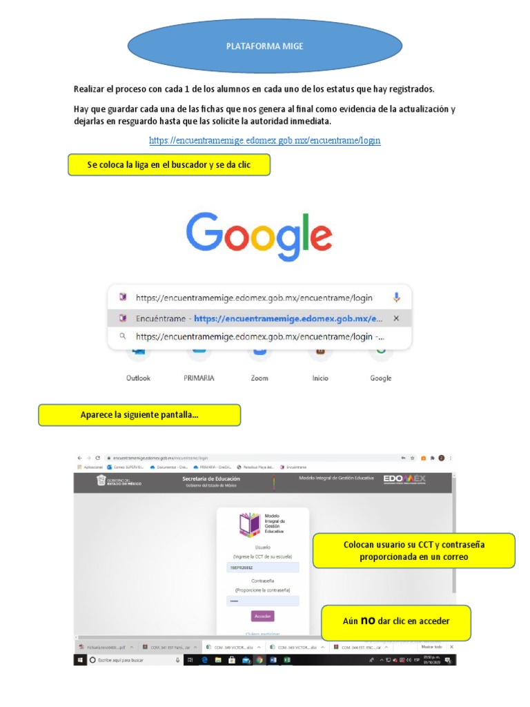 Tutorial Plataforma Mige | PDF | Informática | Software