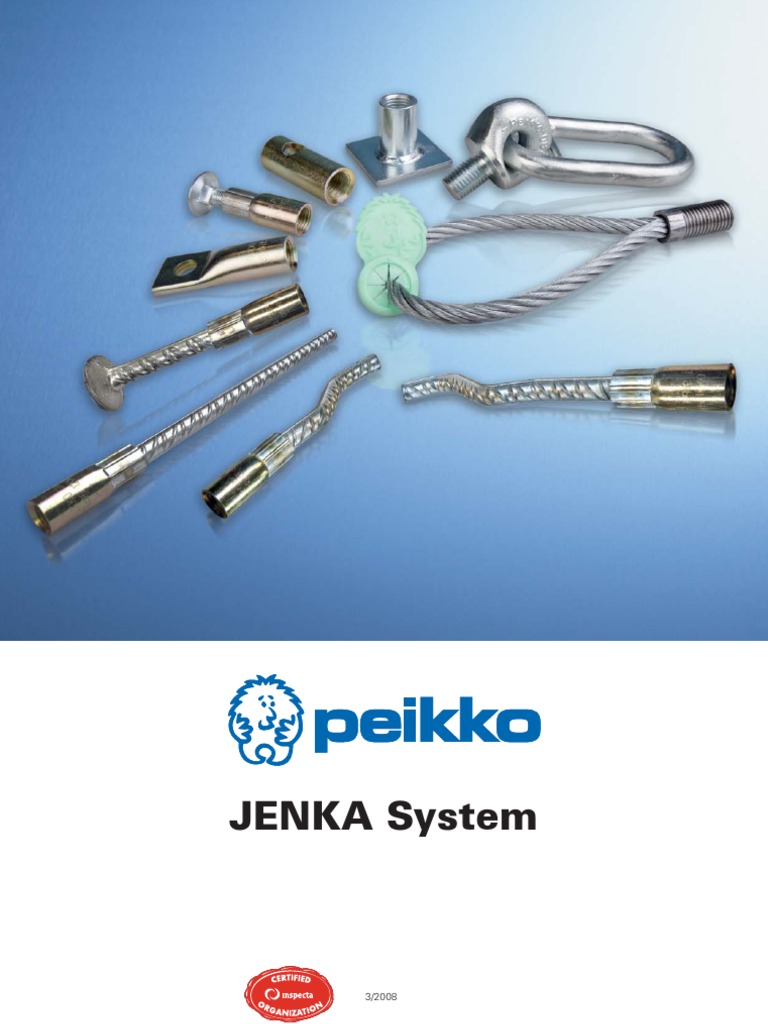 Peikko JENKA Anchor System Overview | PDF | Screw | Corrosion