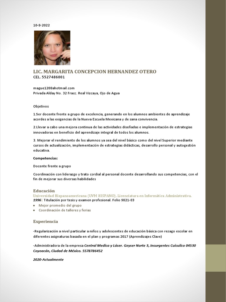 CV Margarita Hernández Otero | PDF