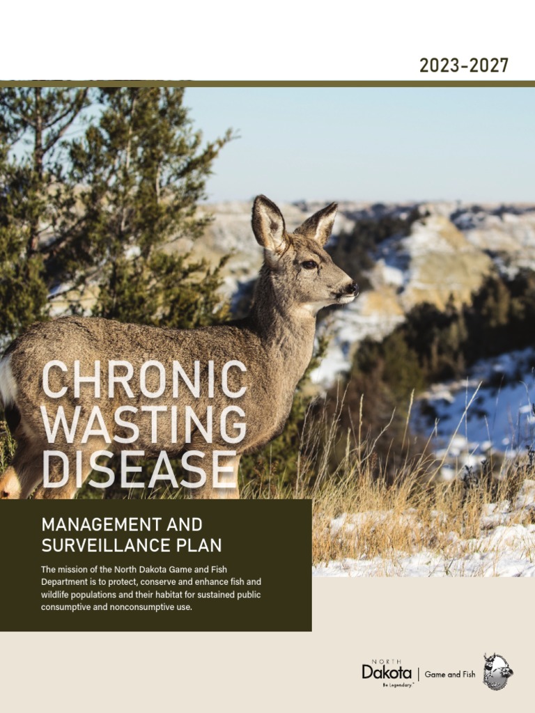North Dakota CWD Management Plan 2023-2027 | PDF | White Tailed Deer ...