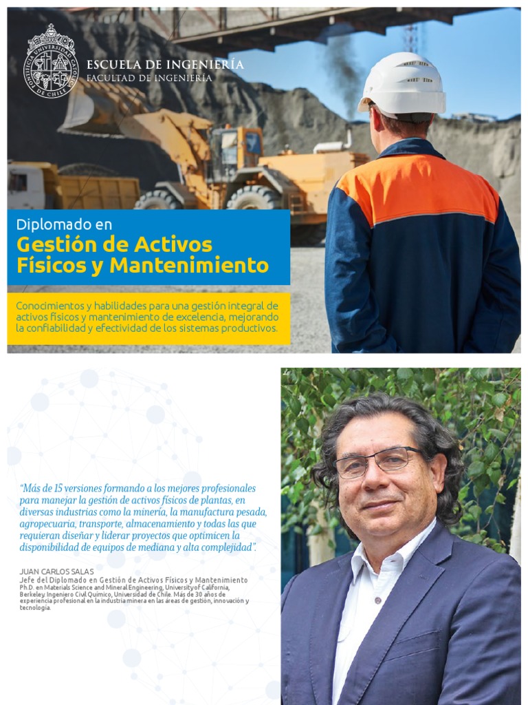 Diplomado Gestion de Activos Mantenimiento | PDF | Ingeniería de confiabilidad | Licenciatura