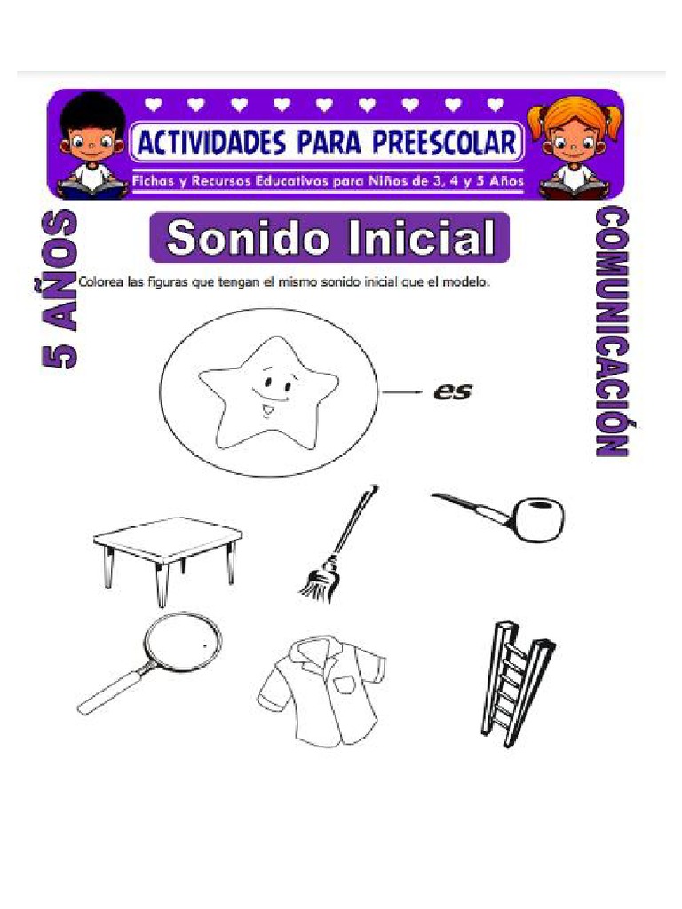 Sonido Inicial y Sonido Final 1 | PDF