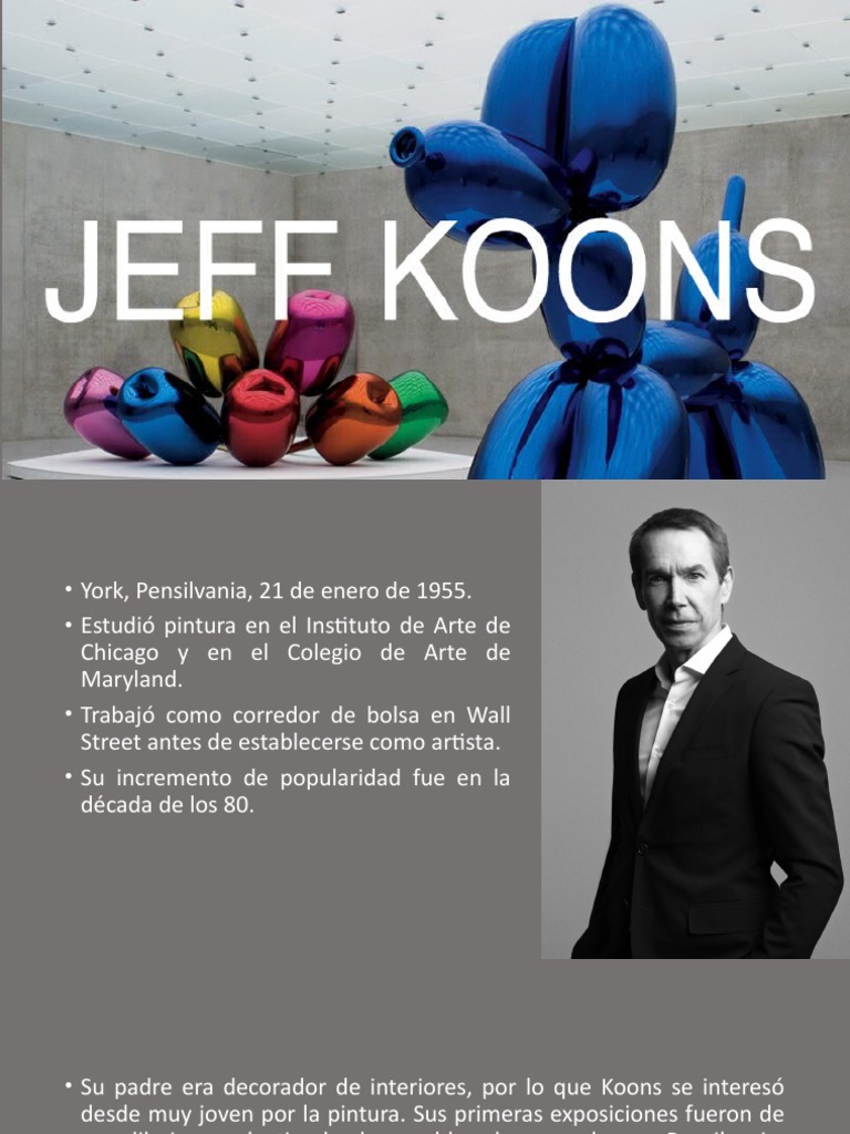 Jeff Koons | PDF | Museo | Estética