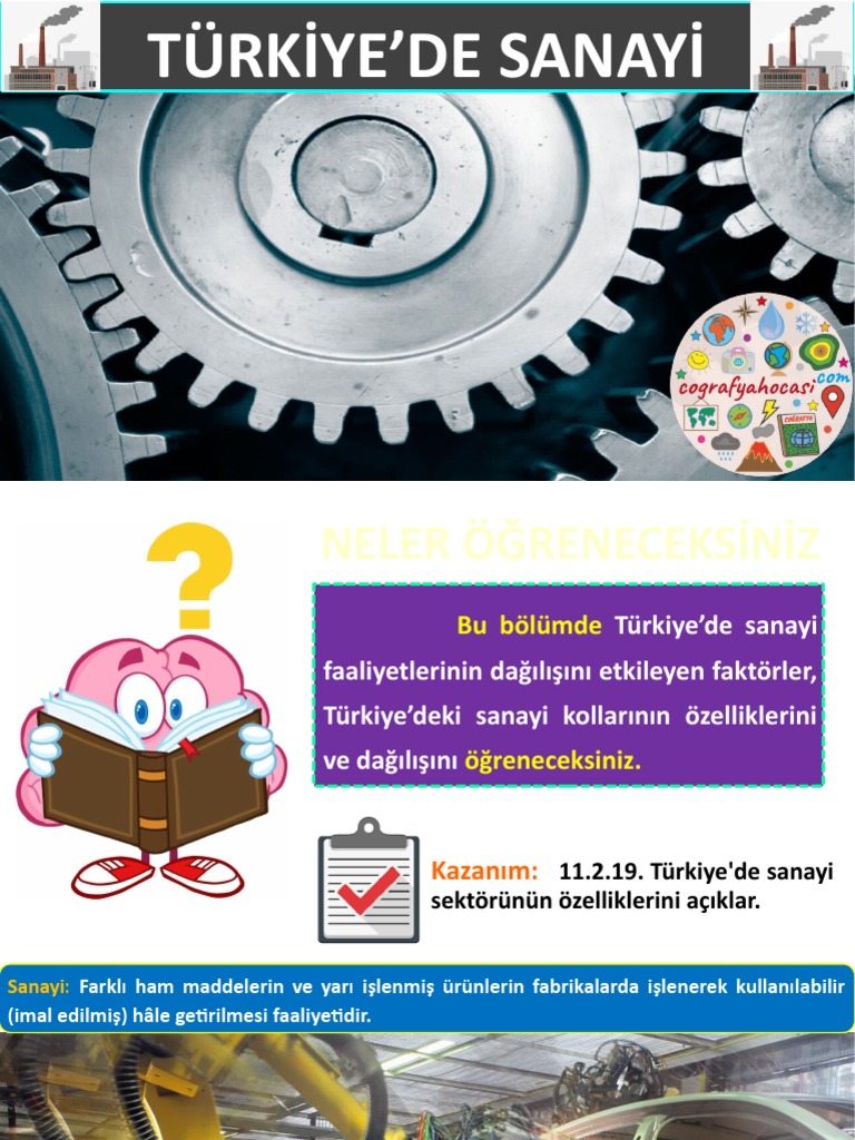 18 - Türki̇ye'de Sanayi̇ | PDF