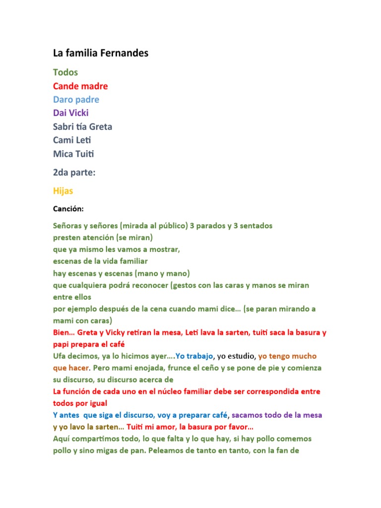 La Familia Fernandes | PDF