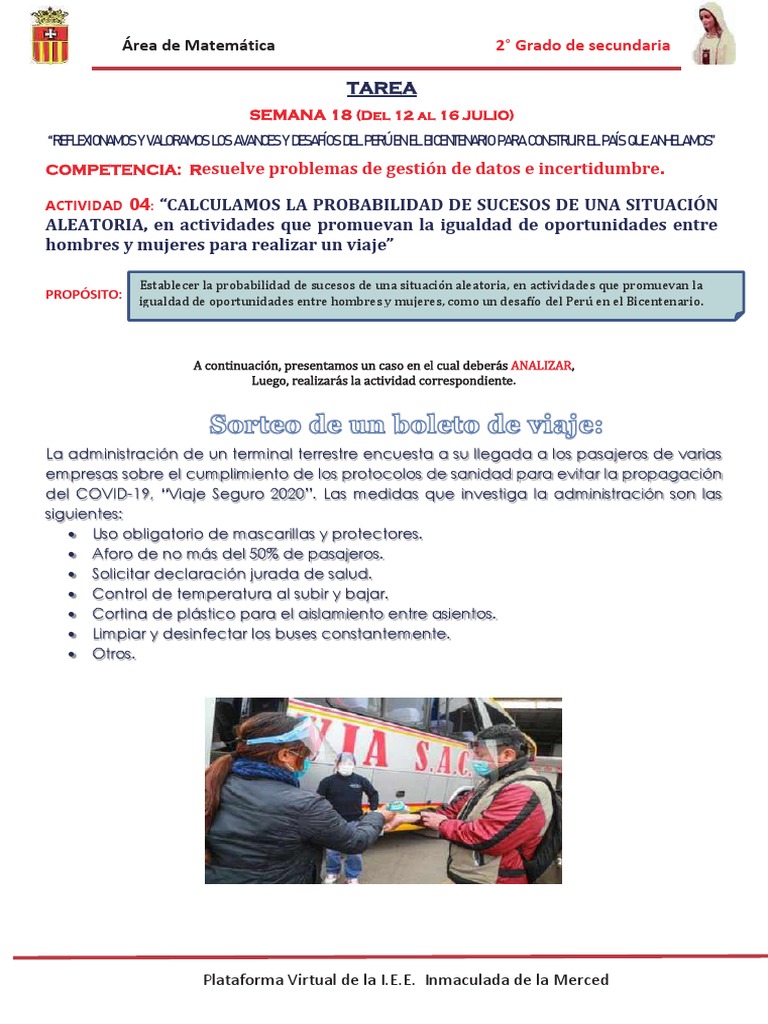 Tarea Semana 18 - Calculamos La Probabilidad de Sucesos de Una ...