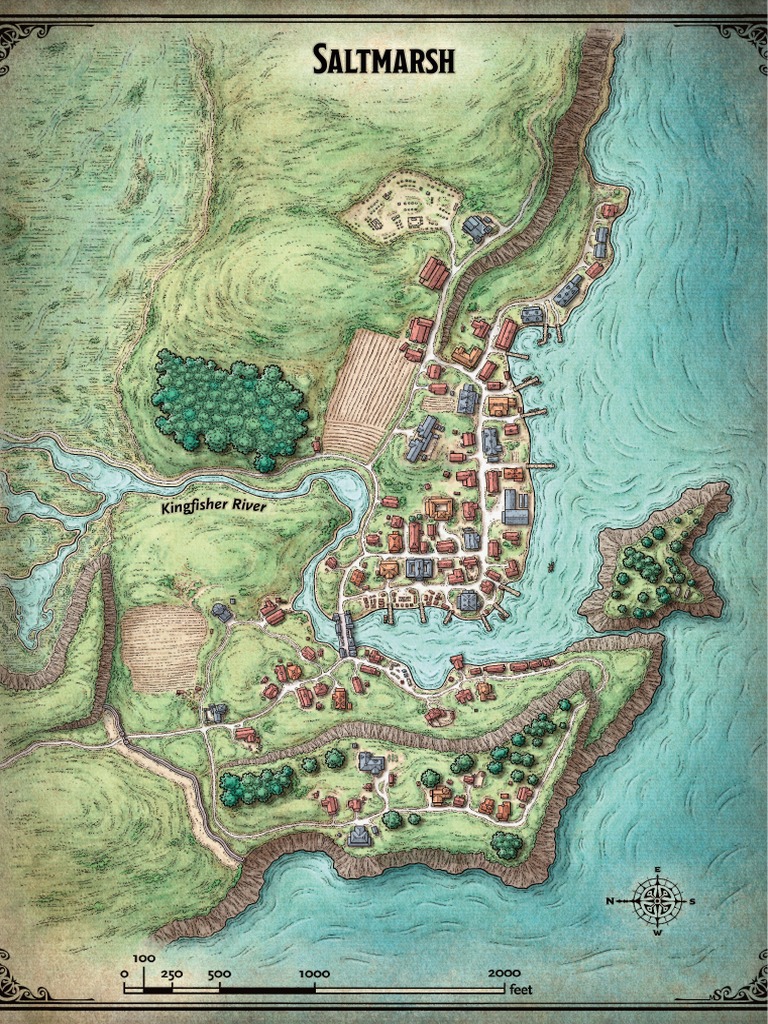 Saltmarsh Towm Map | PDF