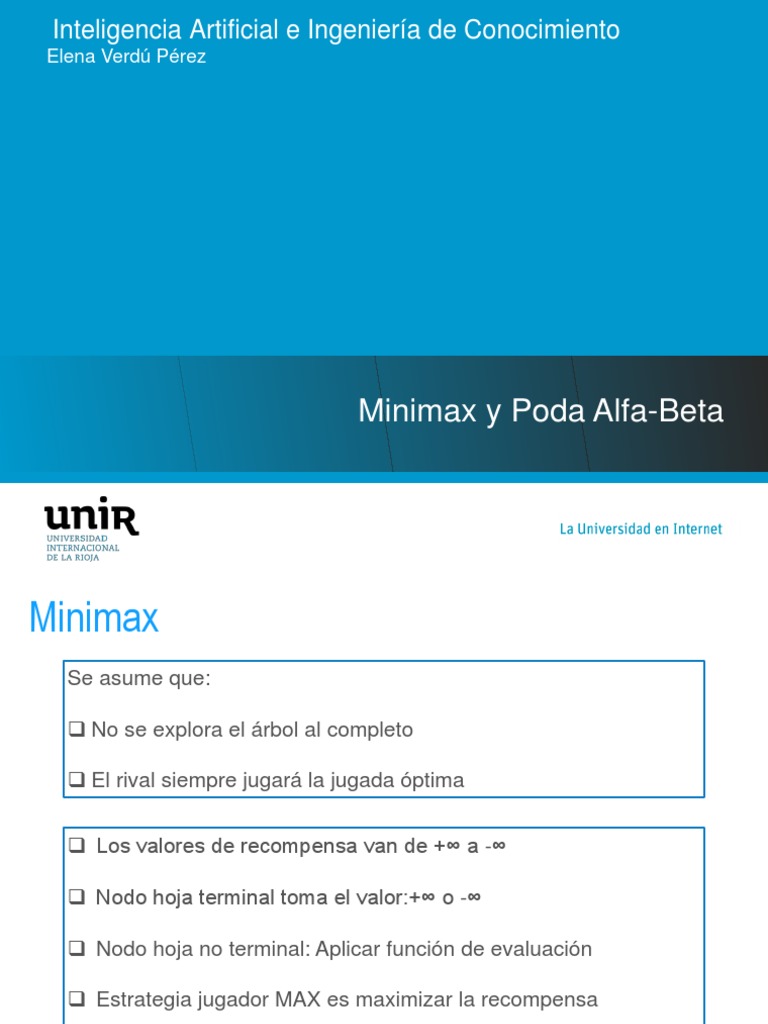 Refue Rzo Minimax | PDF | Teoría de juego | Ciencias de la Computación