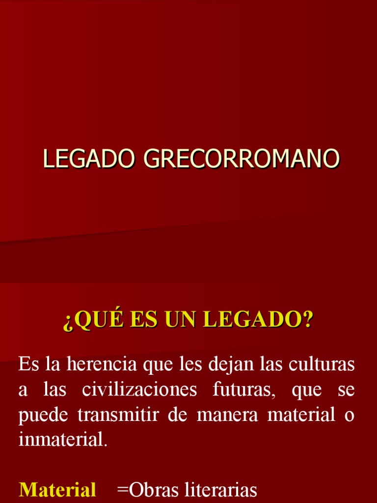 7mo A Legado Grecorromano | PDF | imperio Romano | Teatro