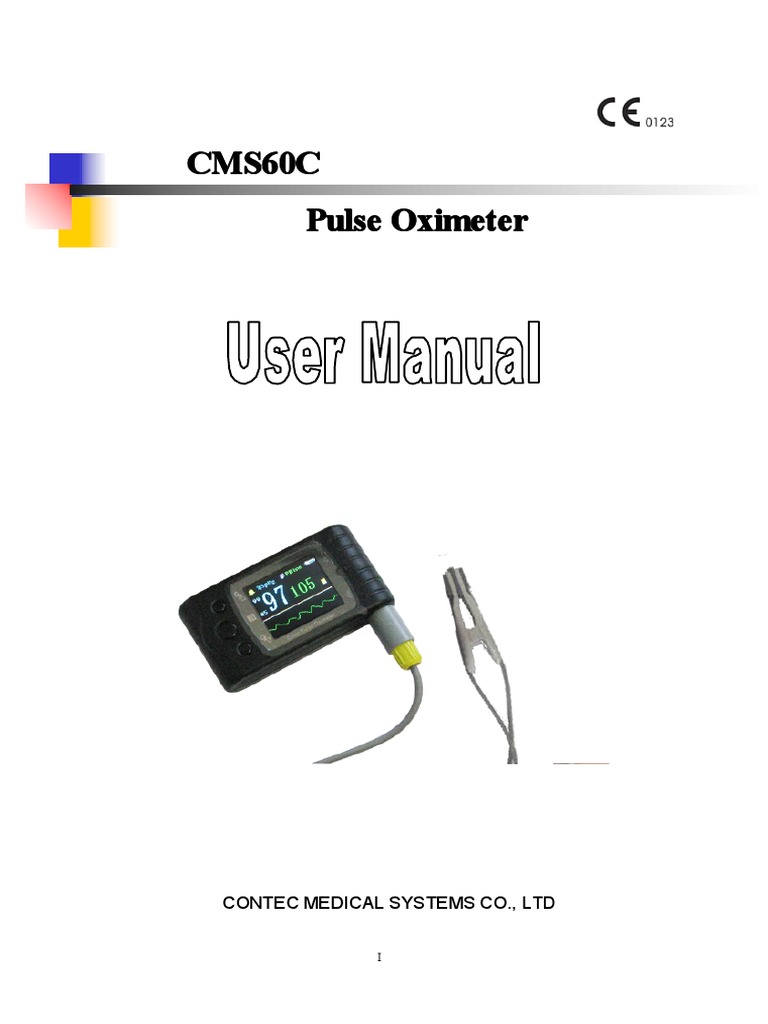 Oximetro Contec CMS60C User Manual | PDF | Menu (Computing) | Icon (Computing)