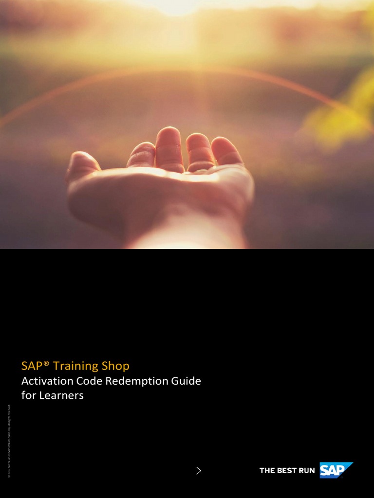 Sap Activation Code Guide For Learner | PDF | Login | Information ...