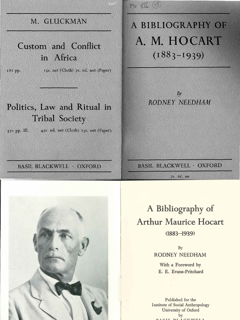A Bibliography of Arthur Maurice Hocart - Rodney Needham | PDF ...