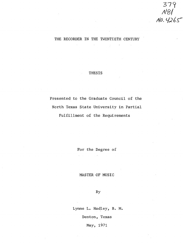 A Pratical Method For The Recorder | PDF | Recorder (Musical Instrument ...