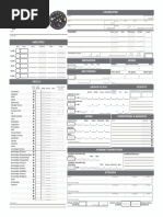 Pathfinder 1 Character Sheet | PDF