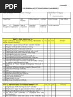 Rightship Inspection Checklist | PDF | Ships | Ventilation (Architecture)