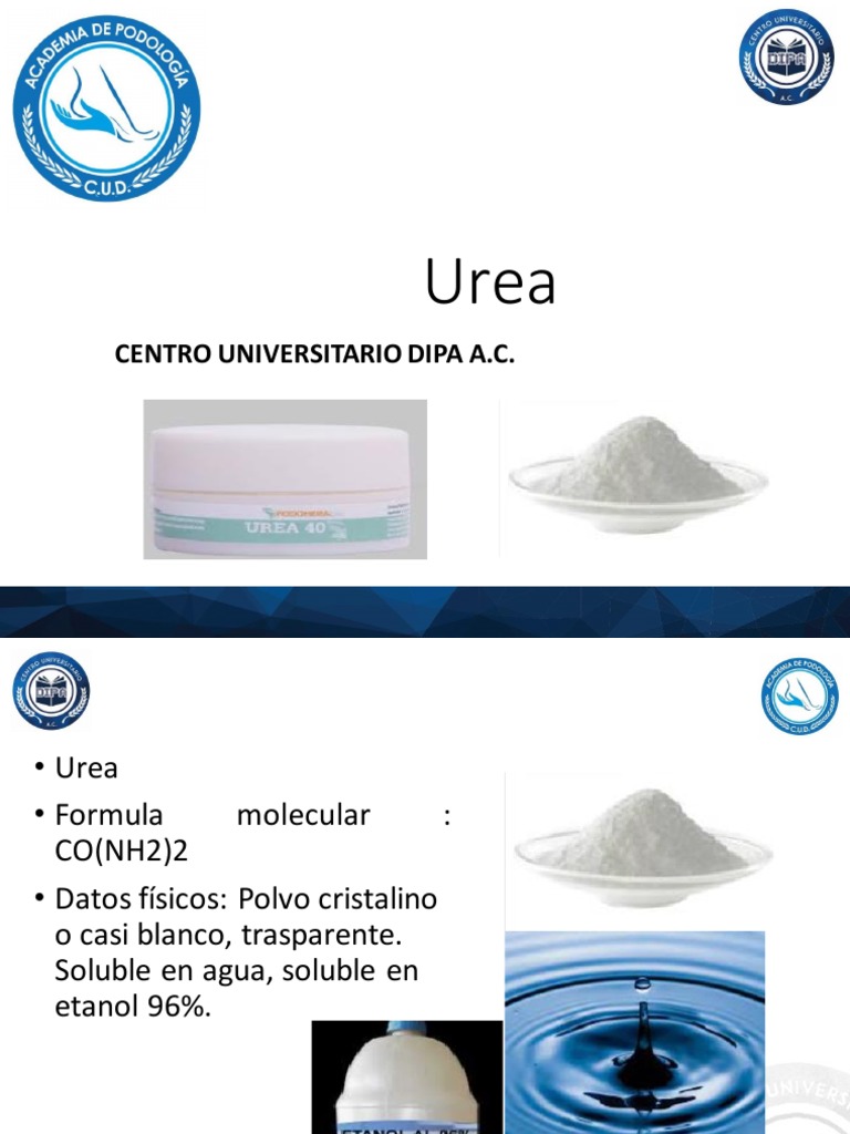 Urea | PDF | Medicina CLINICA | Especialidades Medicas