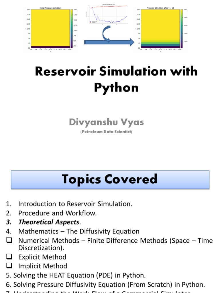 Reservoir Simulation With Python (Notes - Math - Code) | PDF | Partial ...