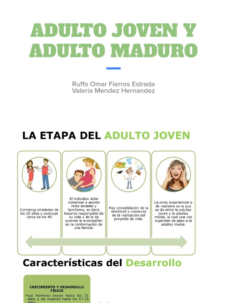 Desarrollo cognitivo y características del adulto joven y adulto maduro | PDF | Adultos | Menopausia