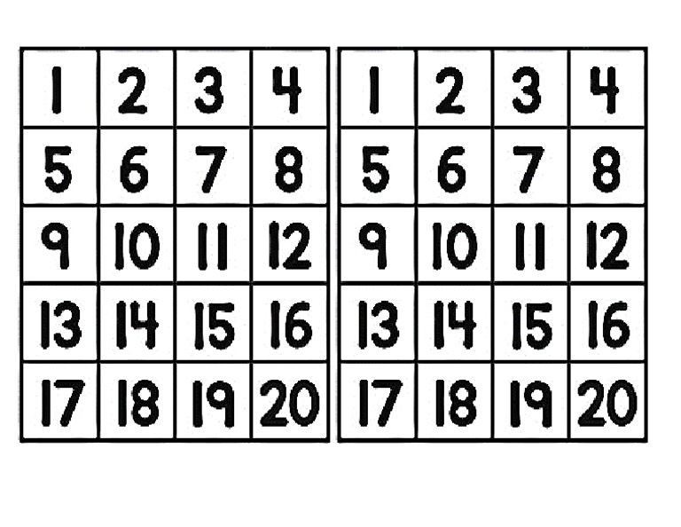 Tabla Numeros | PDF