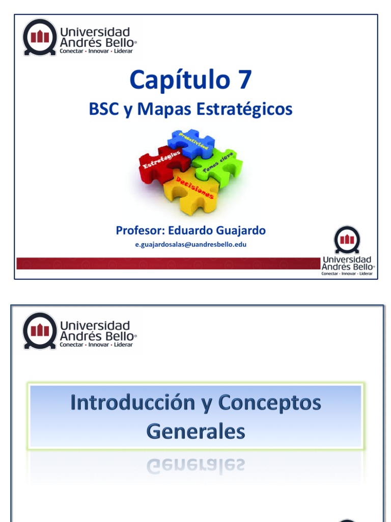 07-Capítulo 7 - BSC y Mapas Estratégicos | PDF | Business | Producto (Negocio)