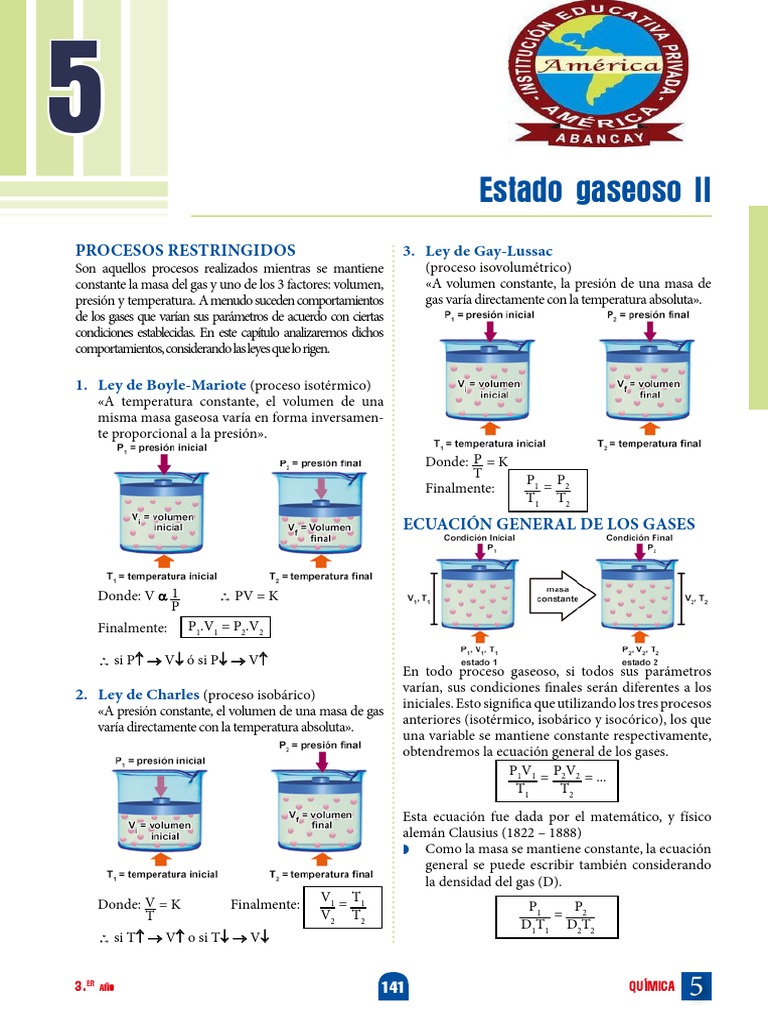 Estado Gaseoso II | PDF | Gases | Cantidad