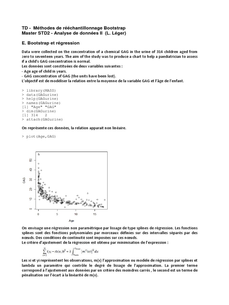 td2 Bootstrap | PDF | Bootstrap (statistiques) | Analyse de régression