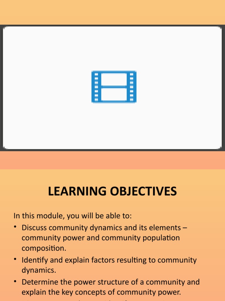 CESC Module 2 - Community Dynamics | PDF | Entrepreneurship | Total Fertility Rate