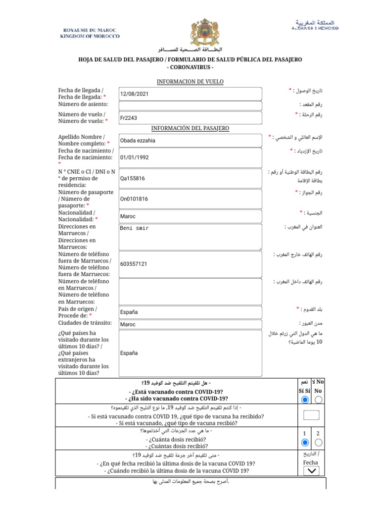 Https WWW - Onda.ma Form - PHP | PDF | Ciencias de la Salud | Vacunación