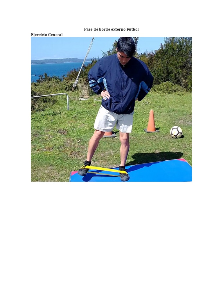 Ejercicios para El Pase de Borde Externo Futbol | PDF