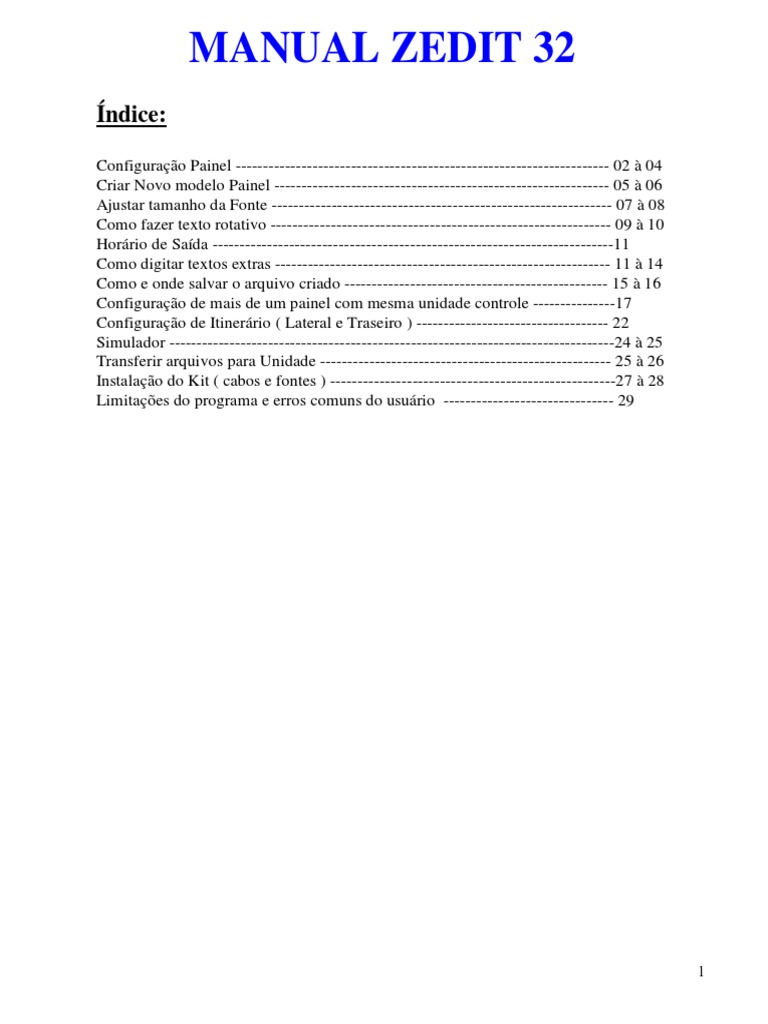 Silo - Tips - Manual Zedit 32 Indice | PDF | Janela (informática) | Informática