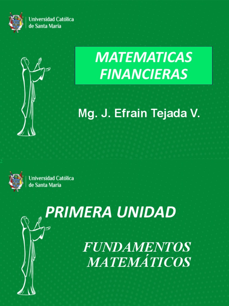 Mat. Fin. 1 - Fundamentos Matemáticos | PDF | Logaritmo | Bancos