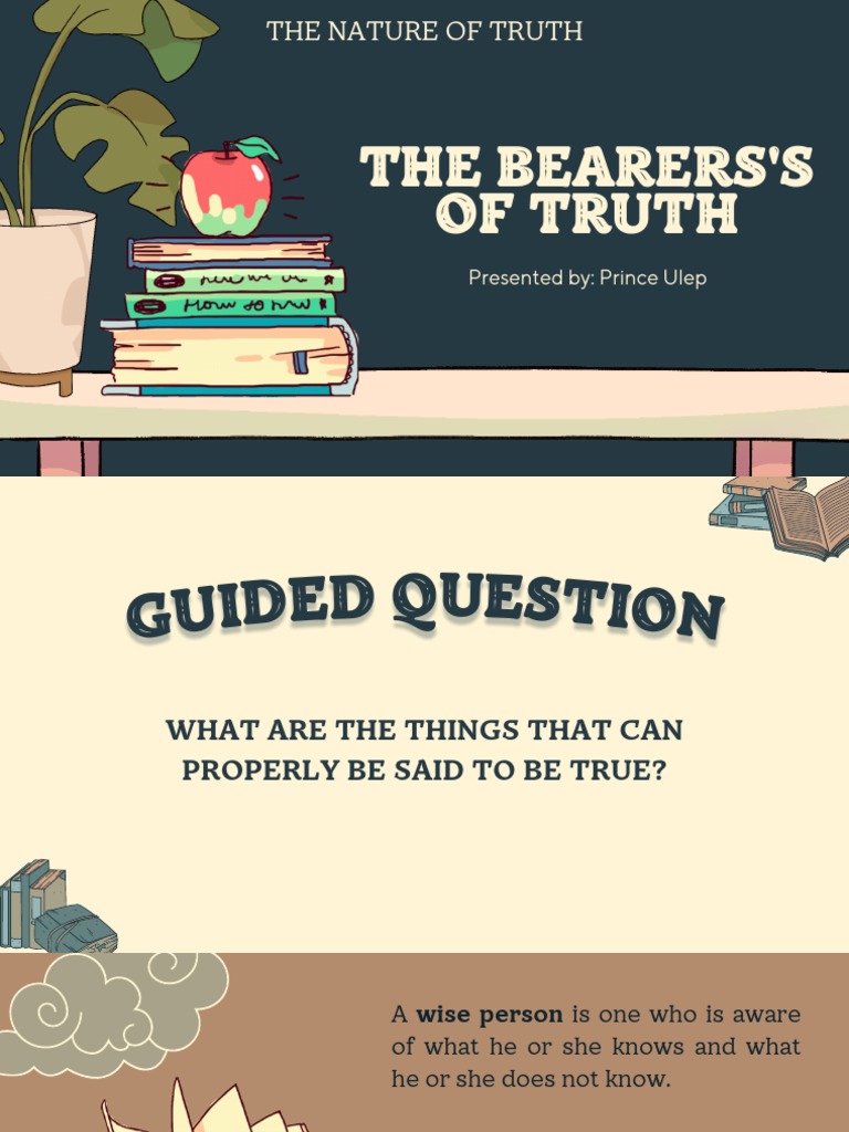 Bearers of Truth (Report) | PDF | Truth | Epistemological Theories