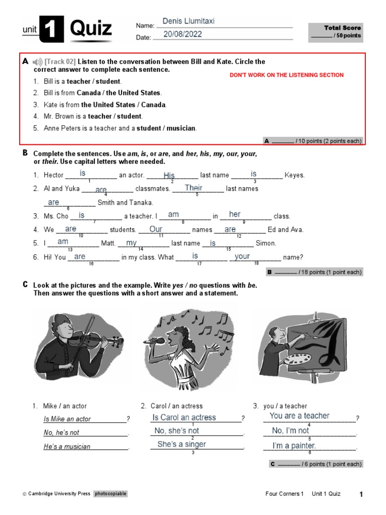 Quiz 1 - Unit 1 | PDF