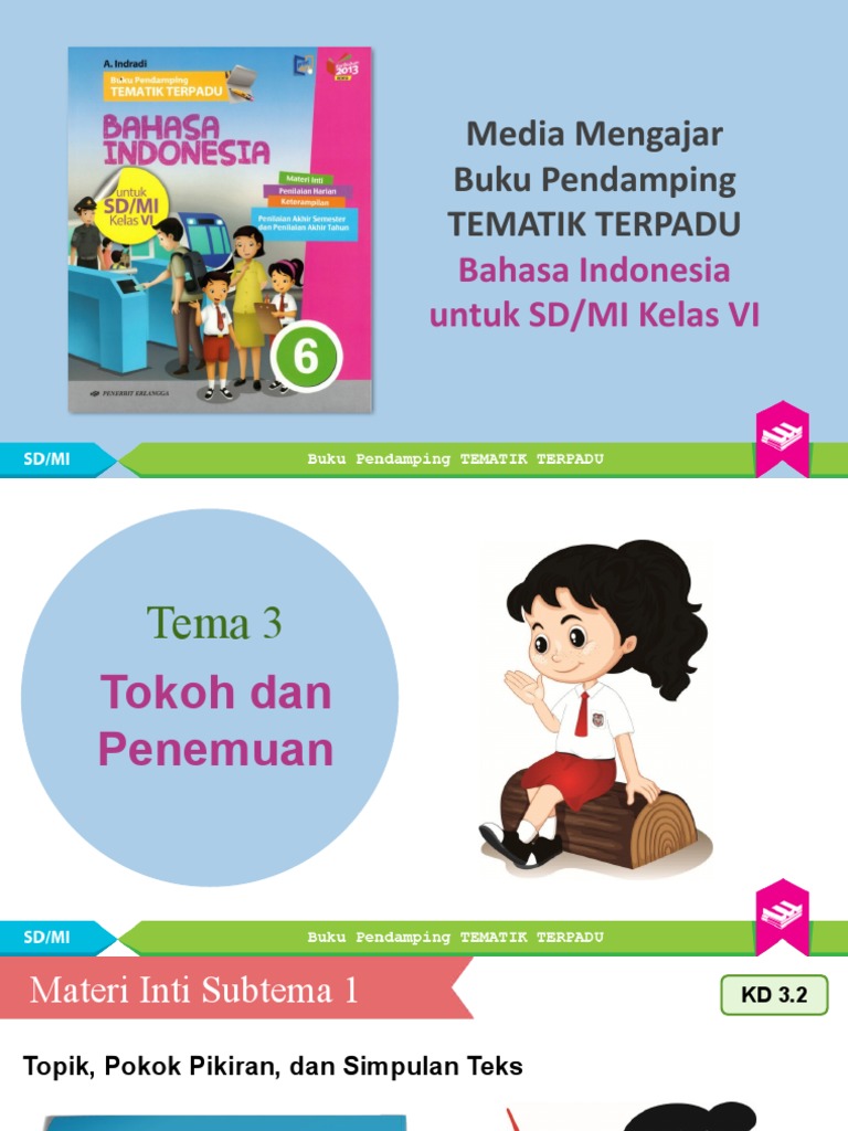 Tema 3 SD Buping Tematik Terpadu K13N Kelas 6 | PDF