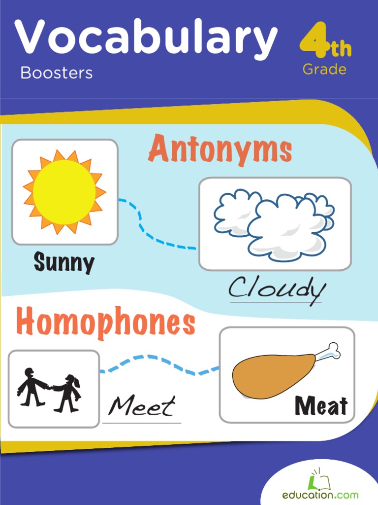 4th - Vocabulary Boosters Workbook | PDF | Linguistics | Grammar