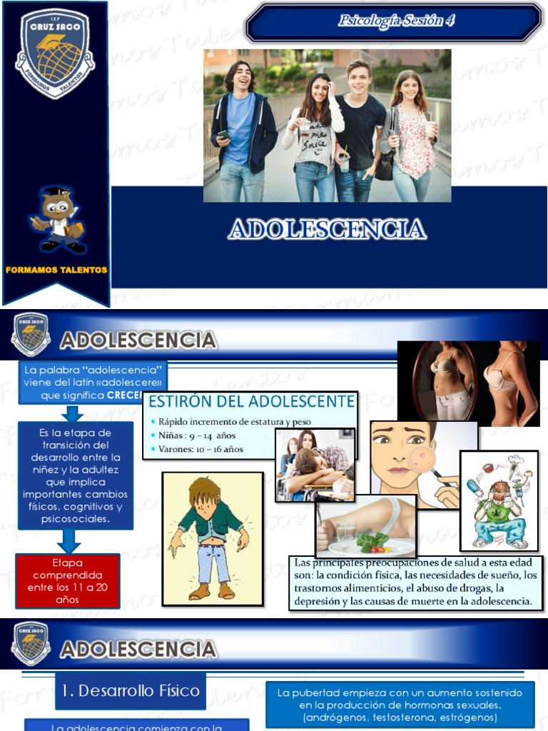 BCS PSC S3 Adolescencia | PDF | Pubertad | Adolescencia