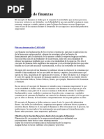Definiciones de Finanzas Según Autores | PDF | Inversiones | Economias