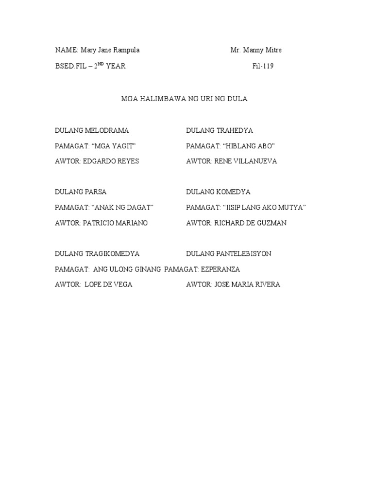 Fill 119 Dula | PDF