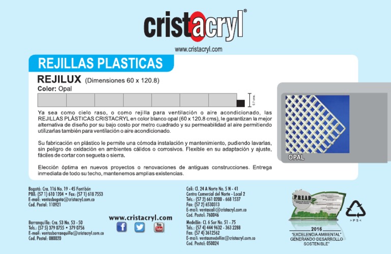 Rejillas Rejilux | PDF