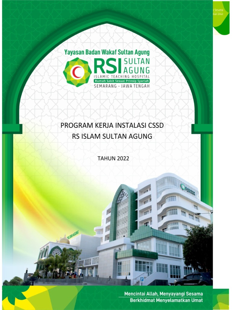 Program Kerja CSSD Tahun 2022 | PDF | Teknologi & Rekayasa