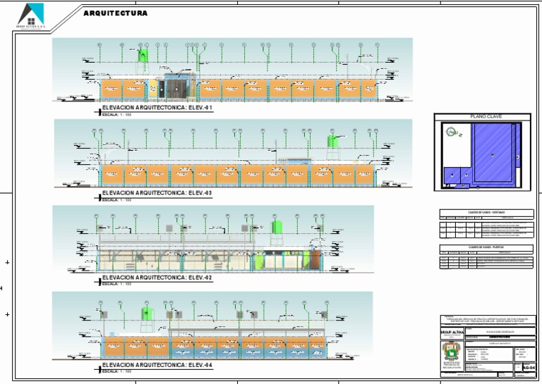 Plano Elevaciones Generales | PDF